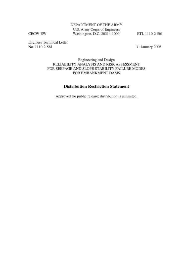Usace Entire 8 | Download Free PDF | Reliability Engineering ...