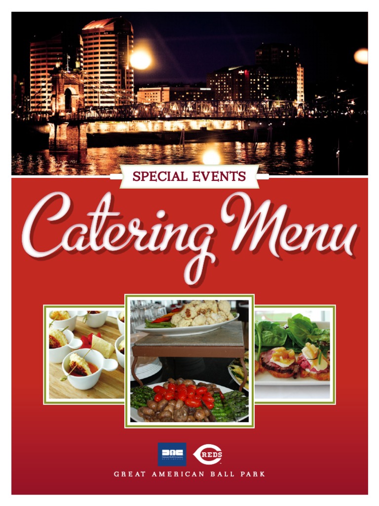 Catering Menu Catering Menu: Special Events | PDF | Salad | Vinaigrette