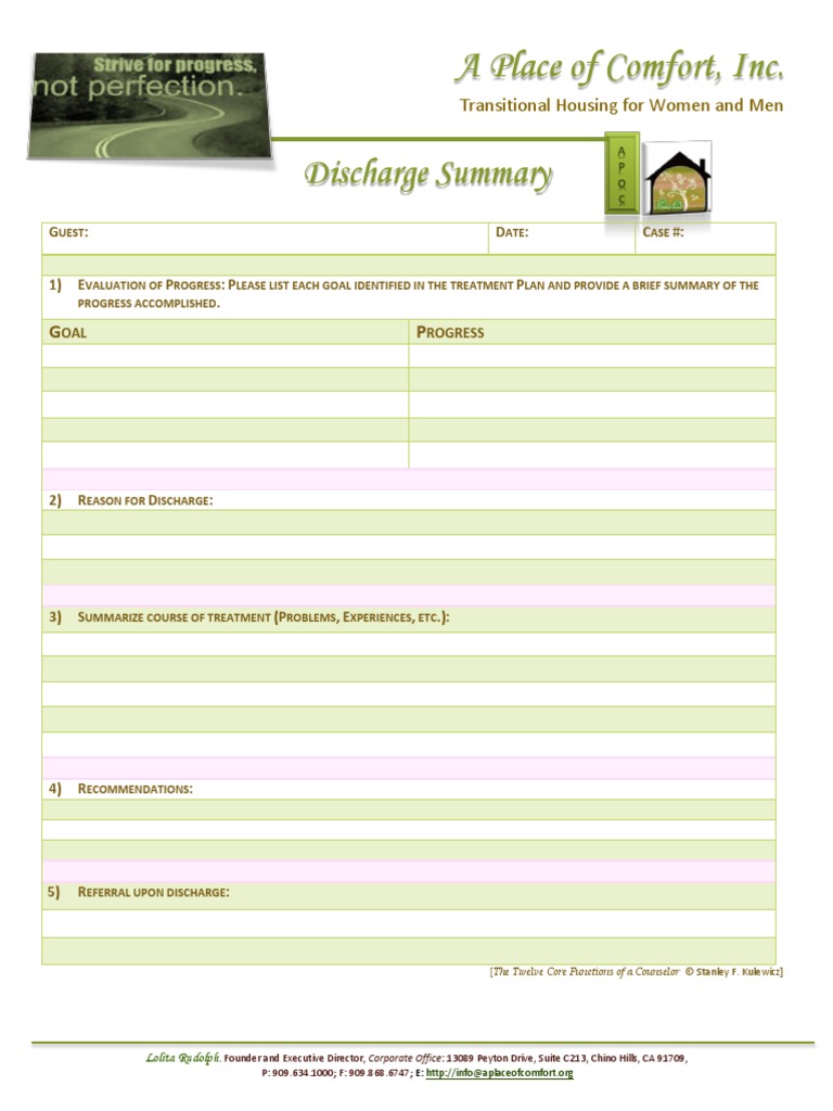 Discharge Summary Final | PDF