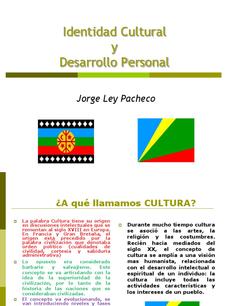 Identidad Cultural y Desarrollo Personal | PDF