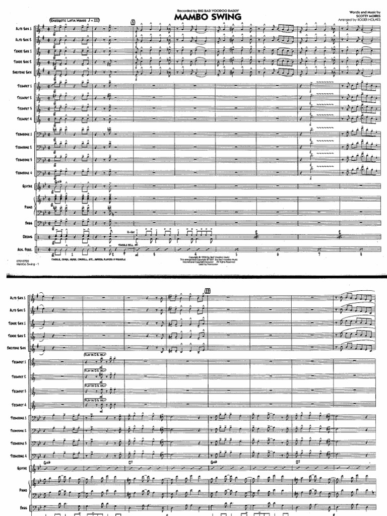 Mambo Swing - Jazz Ensemble | PDF