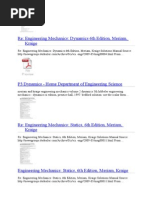 Meriam Statics 7th Edition Solutions PDF | PDF