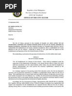 Request Letter To DPWH | PDF | Government | Philippines