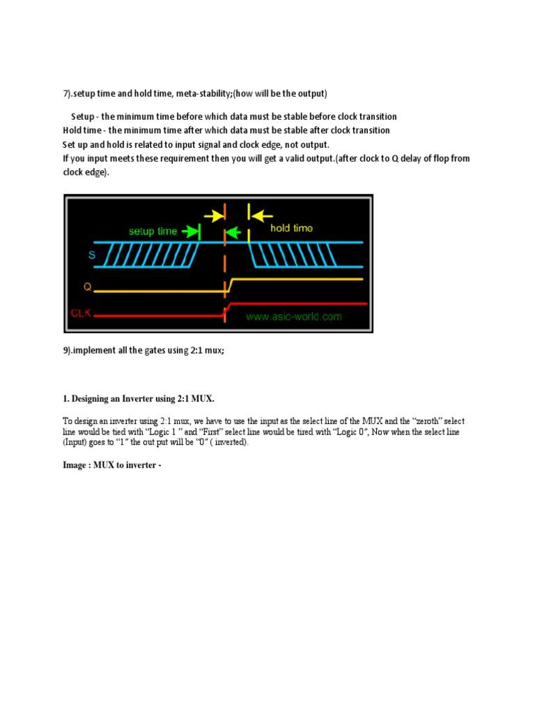 Designing An Inverter Using 2:1 MUX | PDF