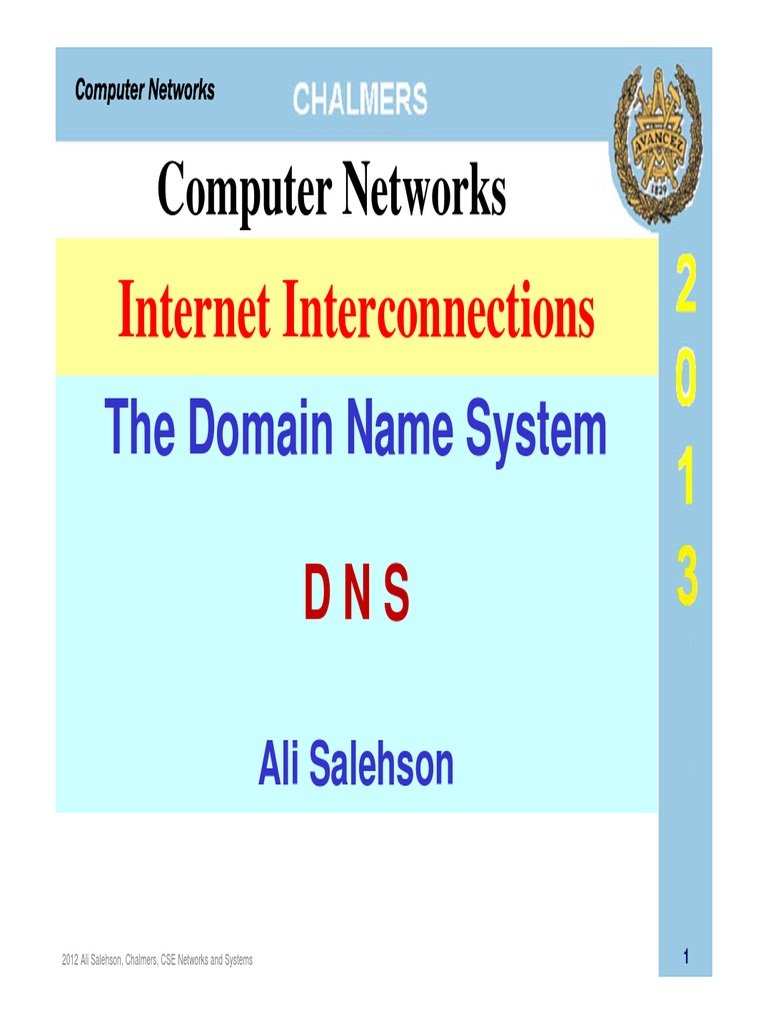 Eda387 Lecture DNS | PDF | Domain Name | Internet Governance Eda387 Lecture DNS | PDF | Domain Name | Internet Governance
