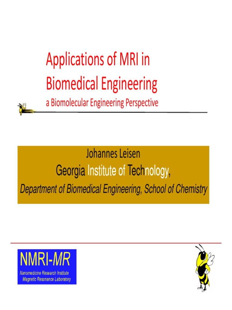 Applications of MRI in Biomedical Engineering | PDF | Magnetic ...