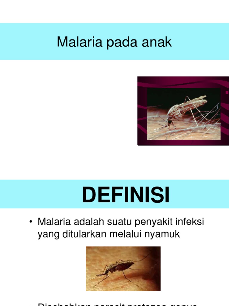 Malaria Pada Anak Revisi | PDF | Kesehatan Holistik