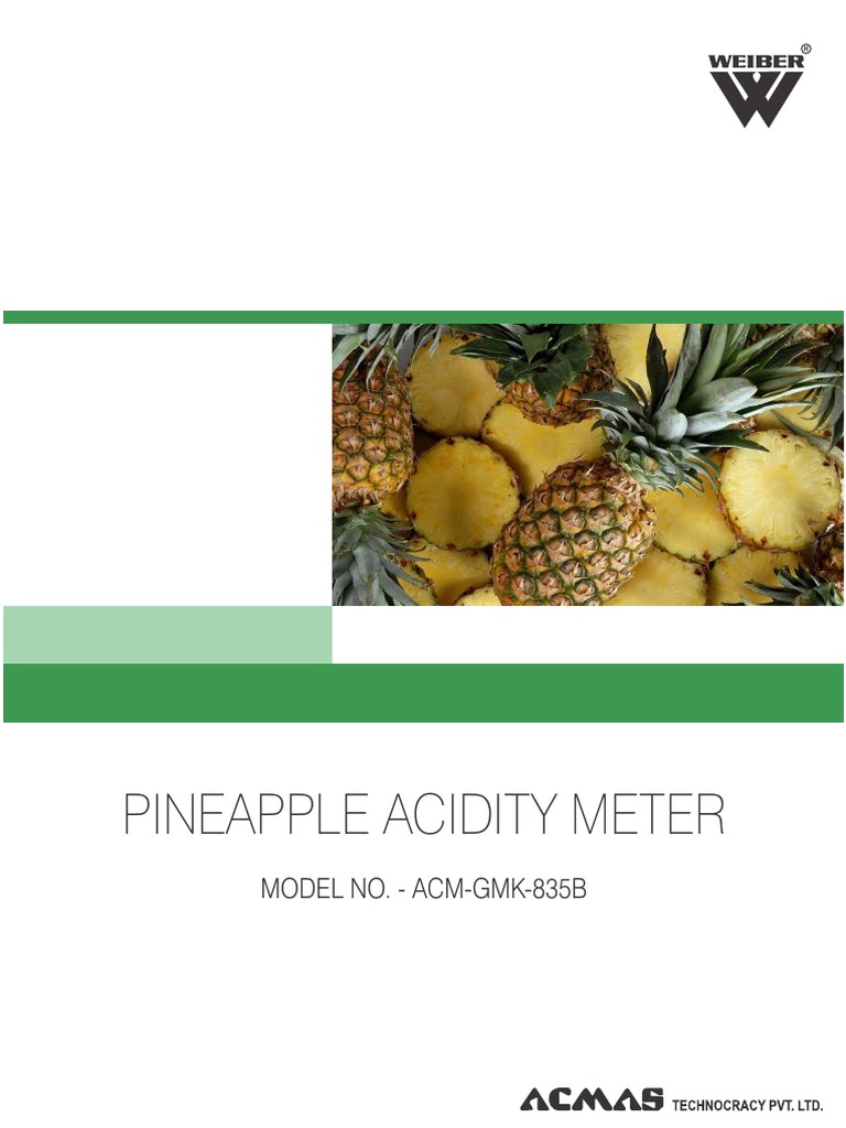Pineapple Acidity Meter | Download Free PDF | Pineapple | Acid