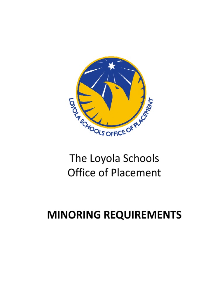 Minoring Requirements For Ateneo | PDF | Bachelor Of Arts | Sociology