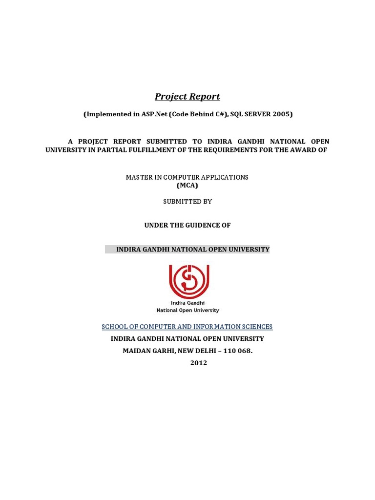 Online Job Placement Project Report | PDF | Microsoft Sql Server | Web Application