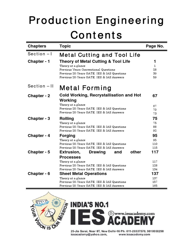 Production Engineering 2011 | PDF | Wear | Machining