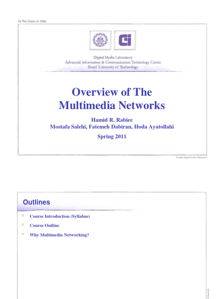 Overview of The Multimedia Networks | PDF | Streaming Media | Computer ...