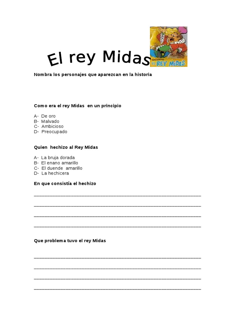 El Rey Midas | PDF