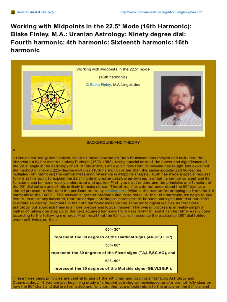 16Th Harmonic Charts In Astrology – LLLYFS