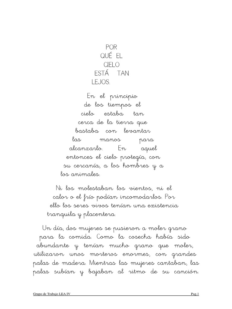 02.por Que El Cielo Esta Tan Lejos | PDF