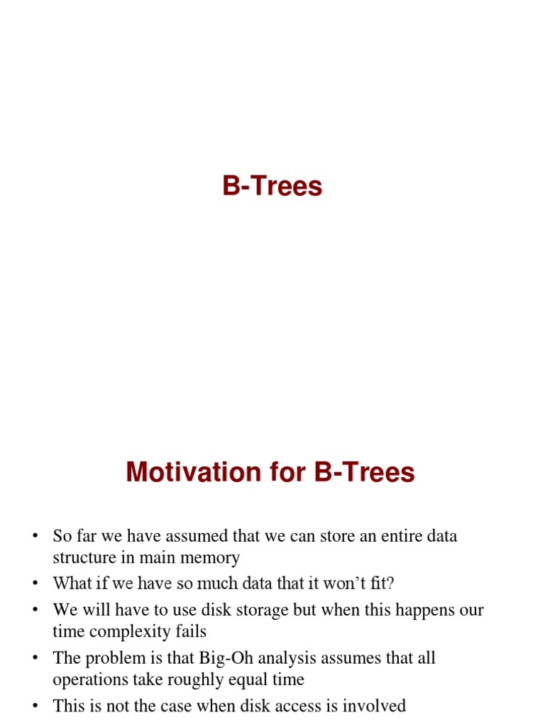 B Trees | PDF | Information Retrieval | Computer Data