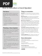 Introduction To The Guest Speaker | Religious Belief And Doctrine ...