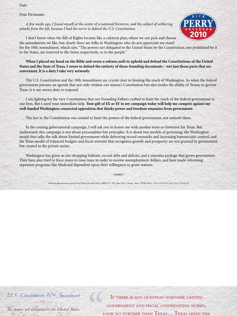 Perry | PDF | Balanced Budget Amendment | United States Constitution