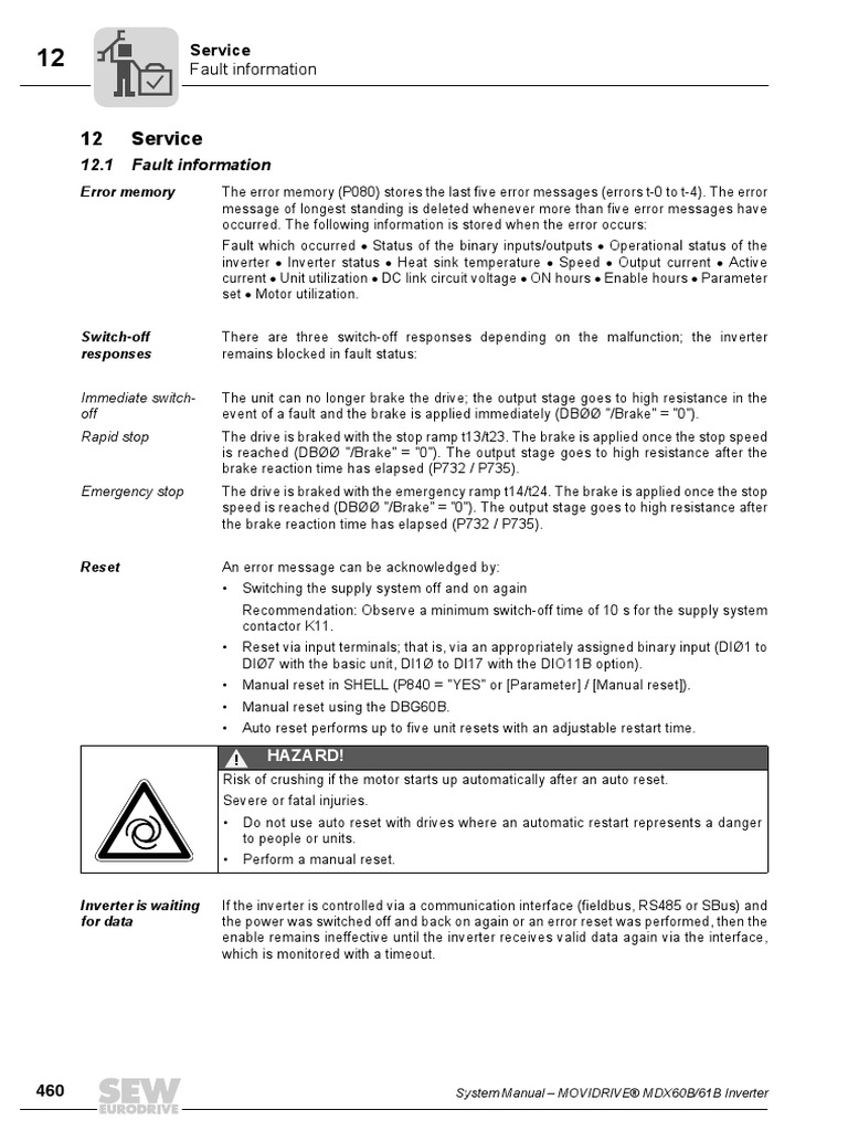 Error List Sew Eurodrive | PDF | Power Inverter | Telephone Exchange