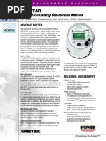 JEMStar II - High Accuracy Revenue Meter - Data Sheet - R.11-2023 | PDF ...