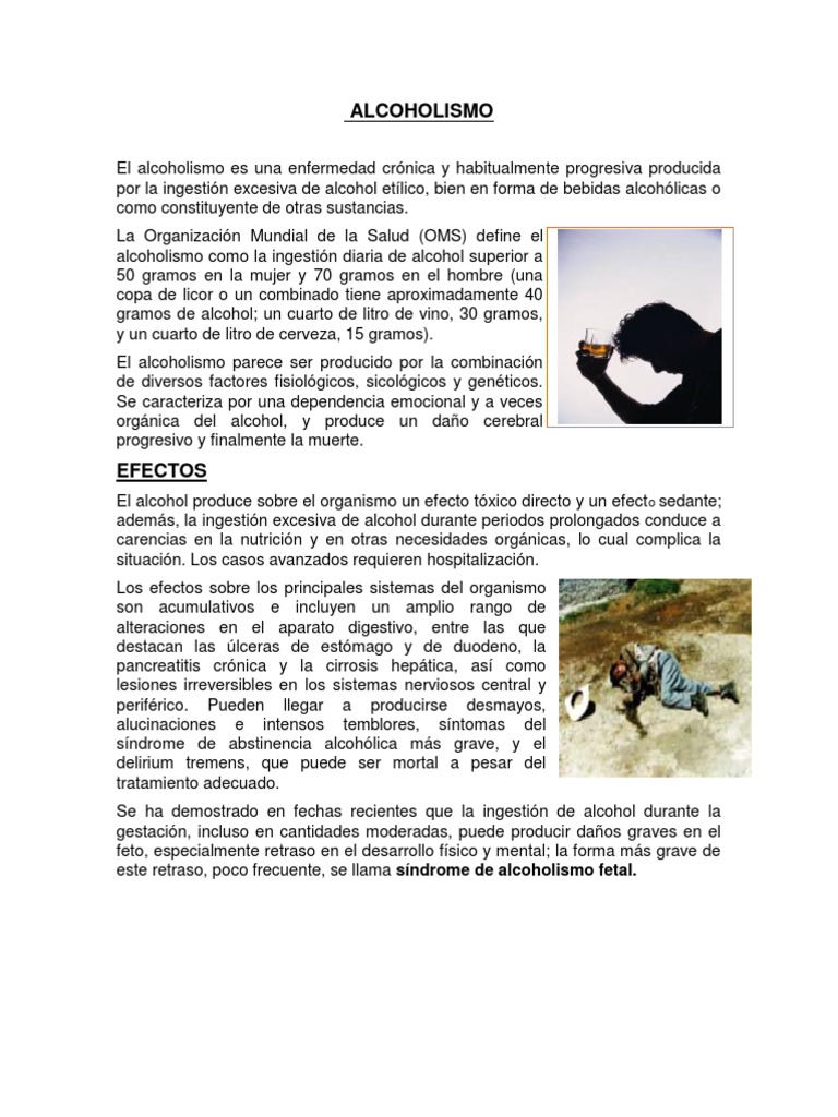 Alcoholismo y Drogadicción | PDF | La dependencia de sustancias | Despachador de drogas