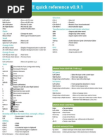 Aseprite Quick Reference - Cheat Sheet | PDF | Computing