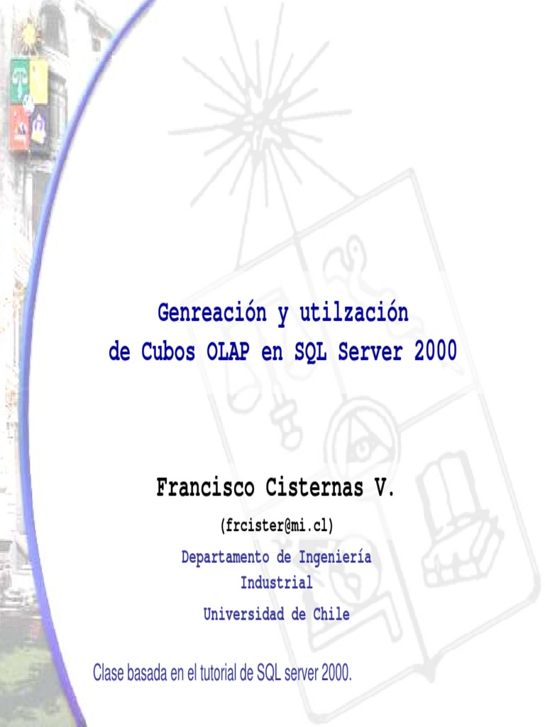 Olap En Sql Server 2000 1 Pdf Point And Click Gestión De Tecnología De La Información