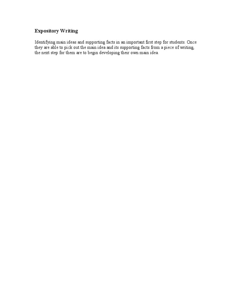 Mastering Expository Writing Skills | PDF