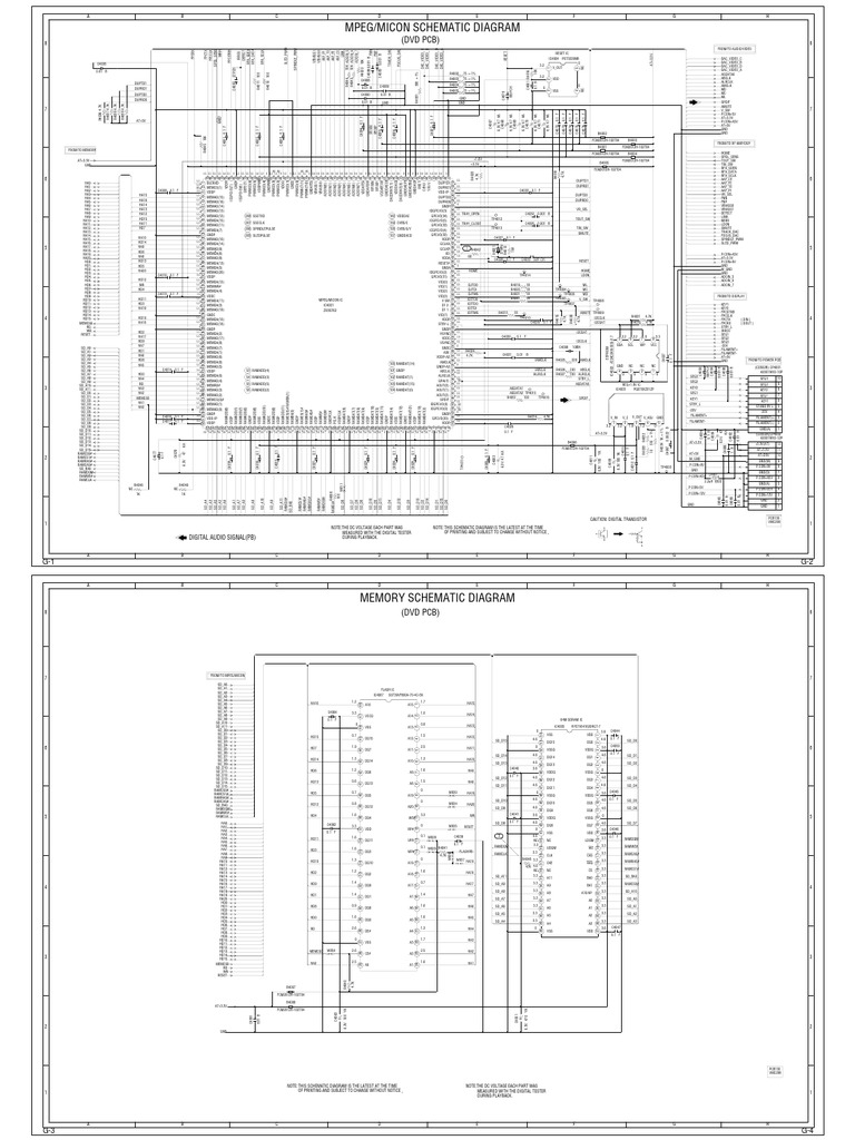 DVD Player Circuit Board Schematic | PDF | Television Technology ...