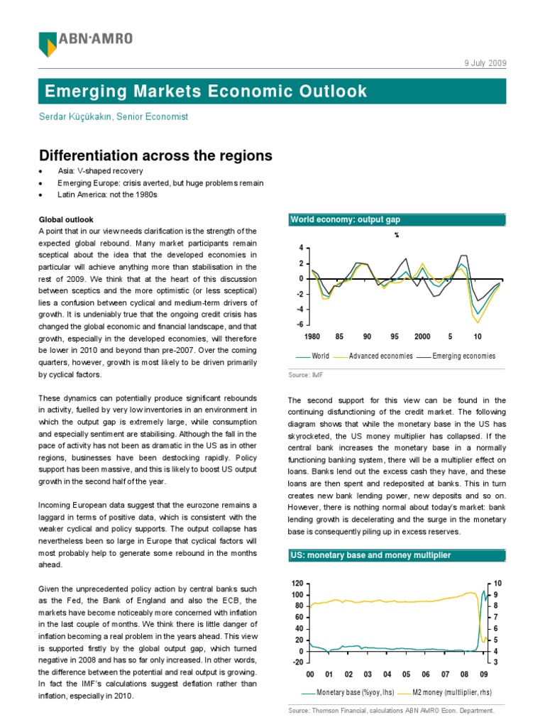Emerging Markets Economic Outlook Differentiation Across The Regions ...