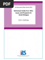 Ra 7641 | PDF | Employment | Collective Bargaining