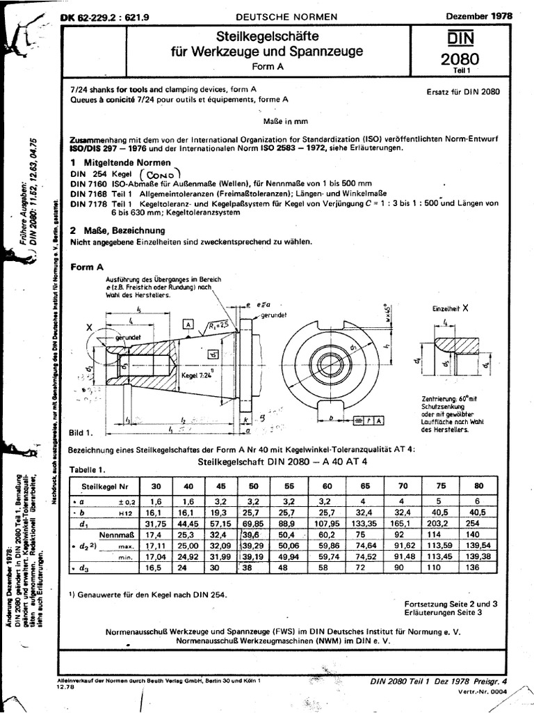 Din 2080 | PDF