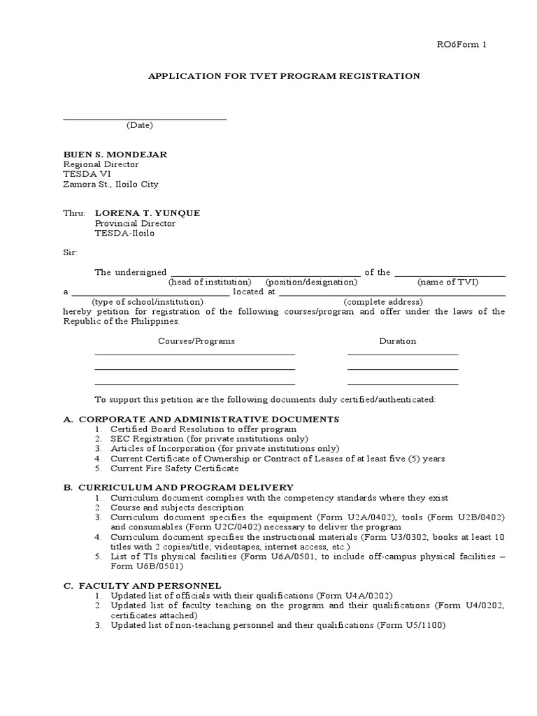 UTPRAS Application Letter | PDF | Vocational Education | Curriculum