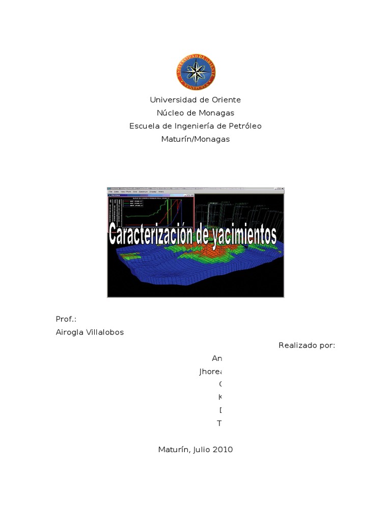 Modelo Estatico de Yacimiento | PDF | Ciencia y matemática