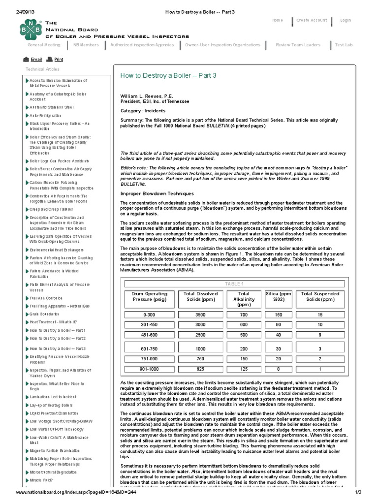How To Destroy A Boiler - Part 3 | PDF | Boiler | Steam