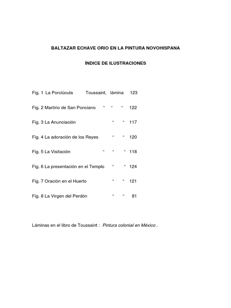 Baltazar Echave Orio Pintura Novohispana Pdf Pinturas Nueva España