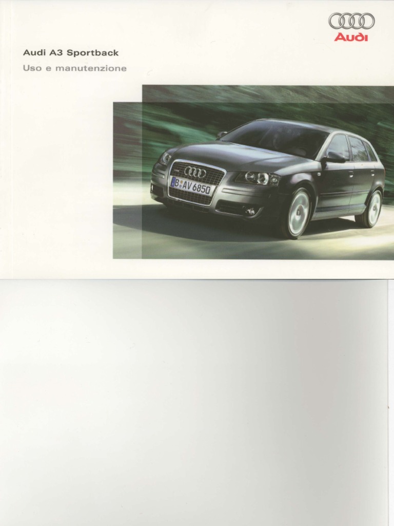 Manuale Audi A3 Pdf Italiano