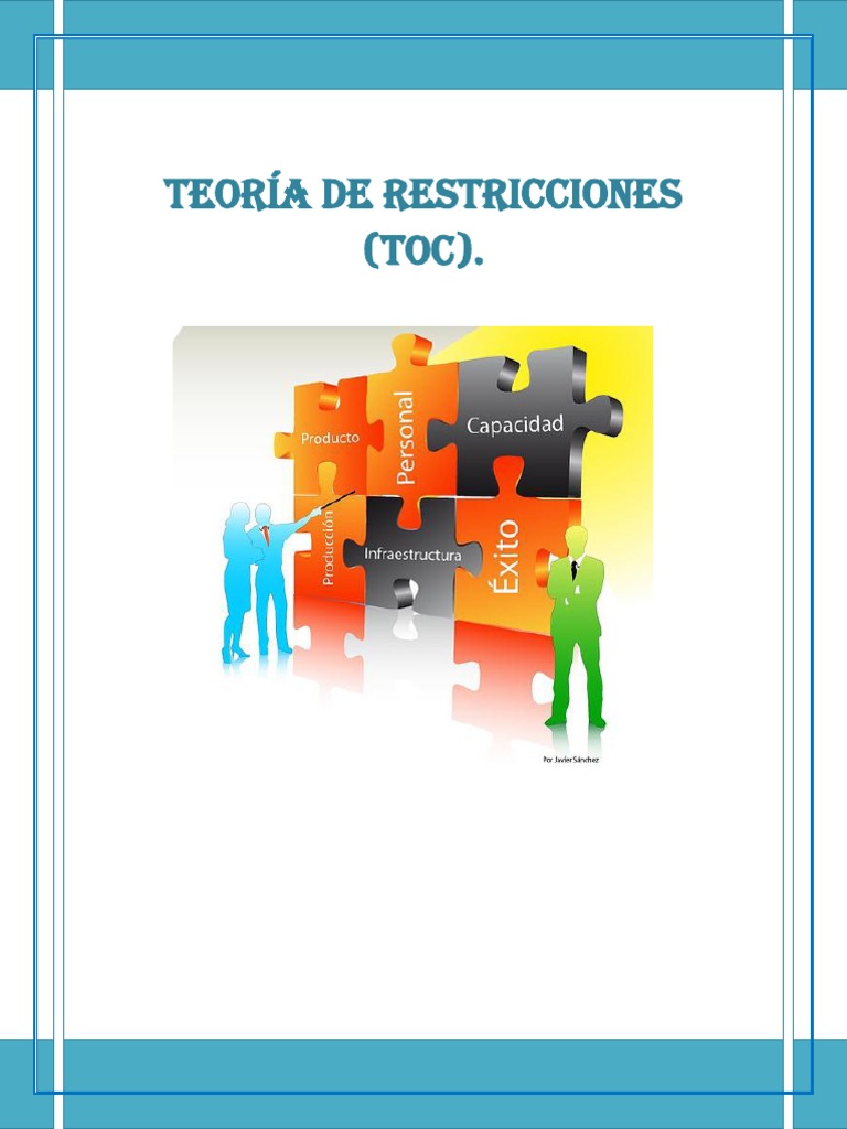 Teoría de Restricciones TOC | PDF | Método científico | Teoría