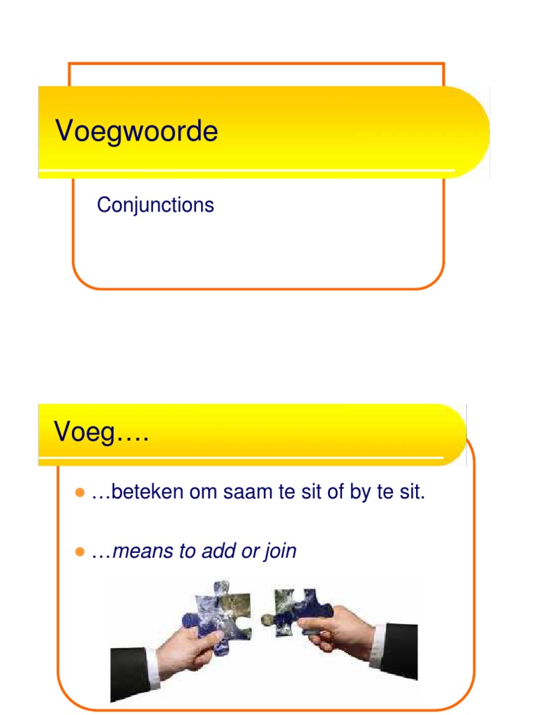 Voegwoorde | PDF