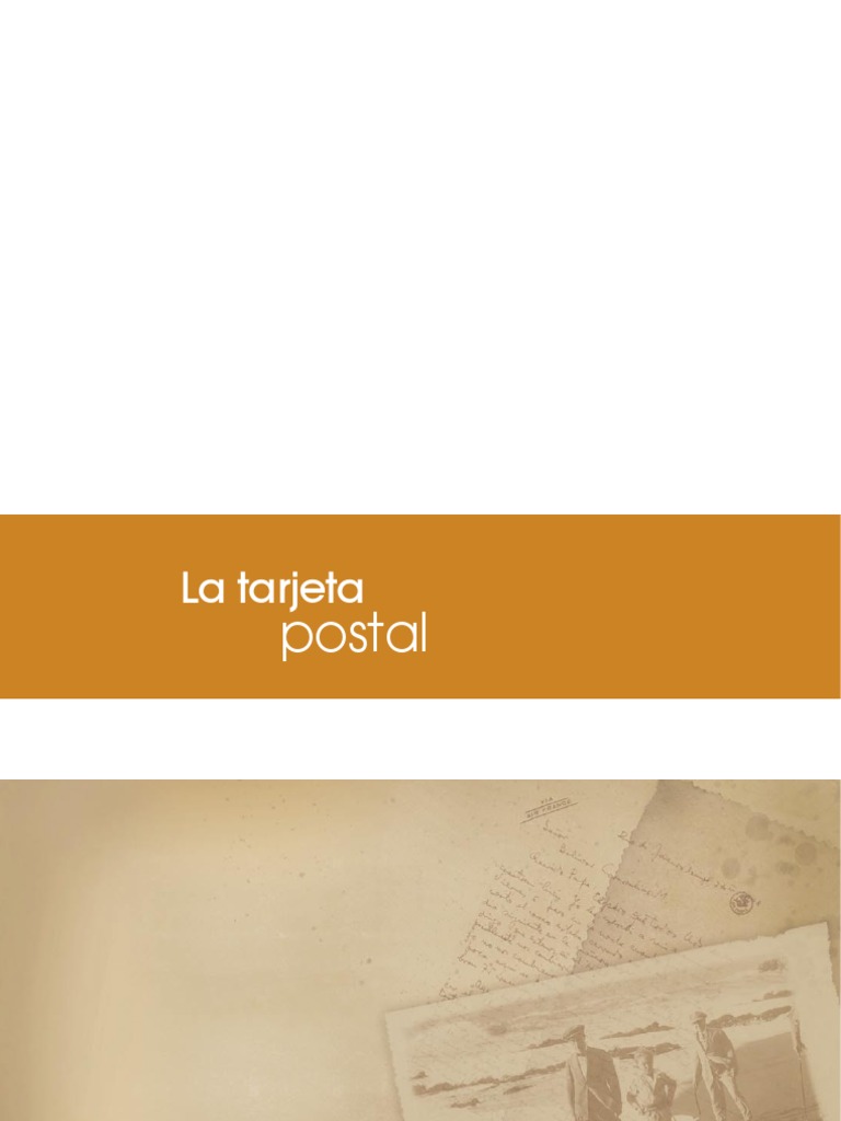 Historia y significado de la tarjeta postal | PDF | Tarjeta postal