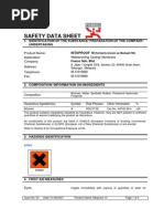 Safety Data Sheet Nitomortar Tc2000 Base: Revision Date: 26/06/2019 Revision: 0 | PDF | Toxicity ...