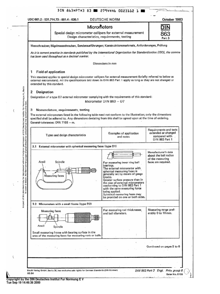 Din 863 Part 3 | PDF