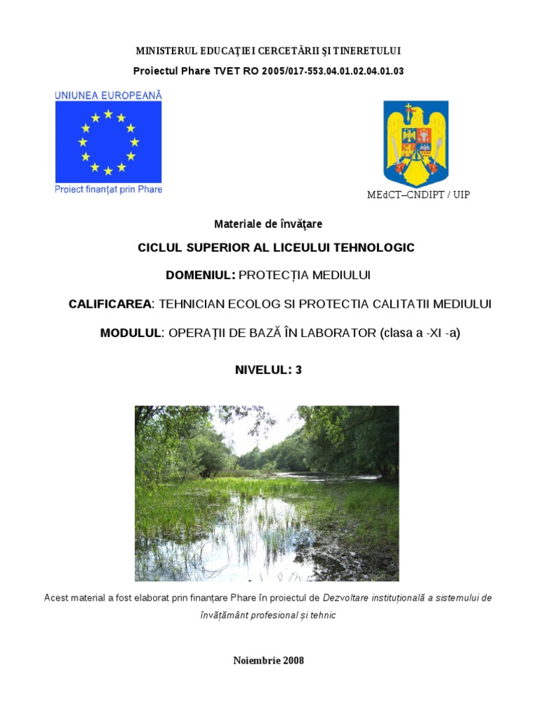 Operatii de Baza in Laborator | PDF