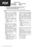 Contoh Latihan Soal Utul UNS | PDF