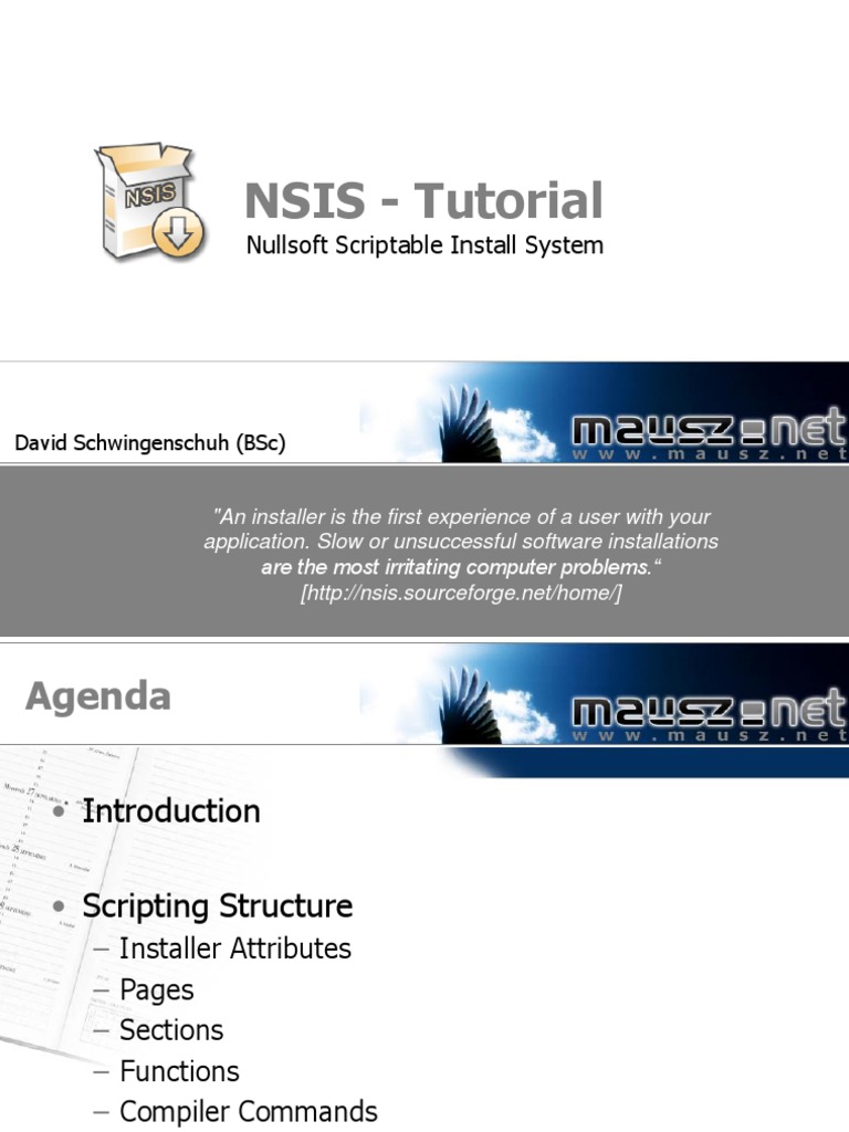 NSIS Tutorial | Installation (Computer Programs) | Windows Registry