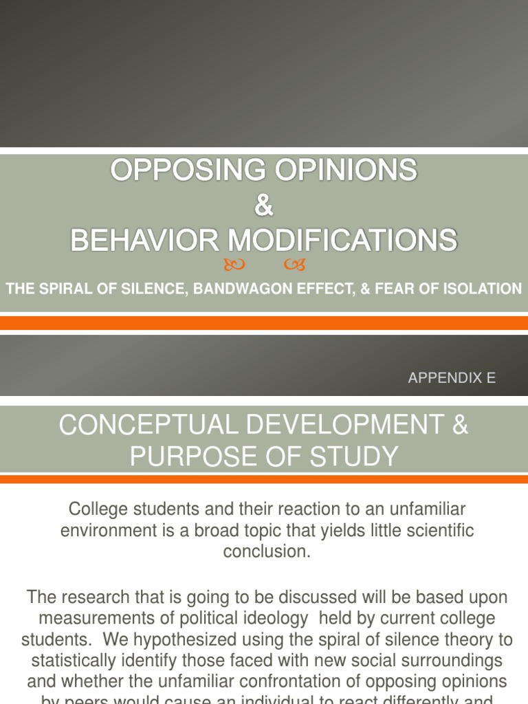 Opposing Opinions Presentation Power Point | PDF | Fear | Action ...