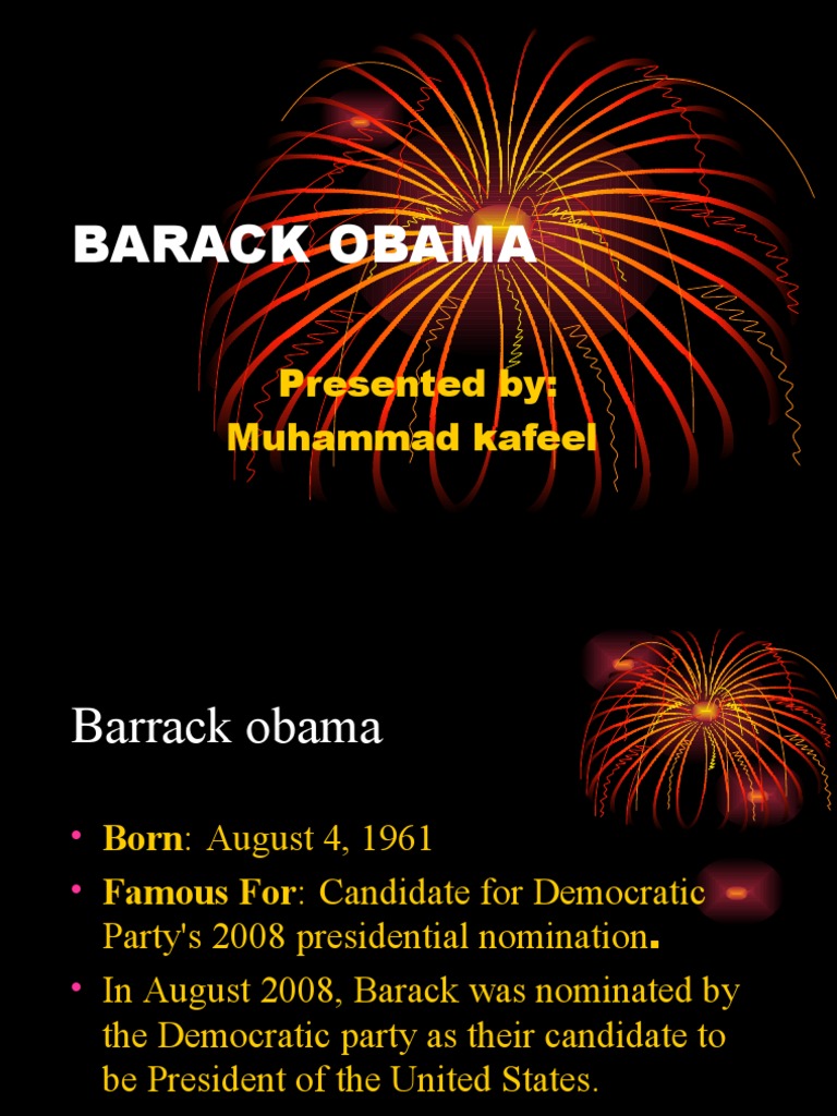 Barack Obama: Biography and Impact | PDF | Barack Obama | Politics Of ...