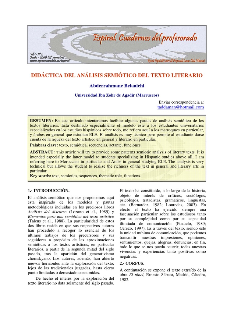 Analisis Semiotico | PDF