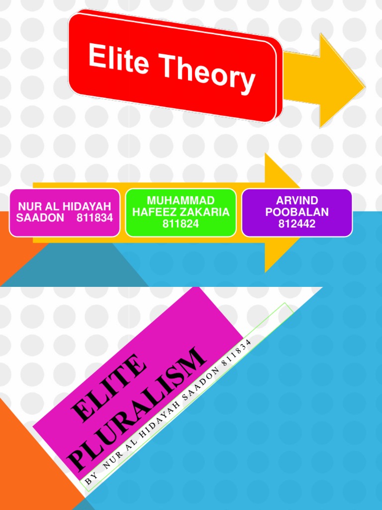 Elite Theory and Pluralism Explained | PDF | Elite | National Rifle ...