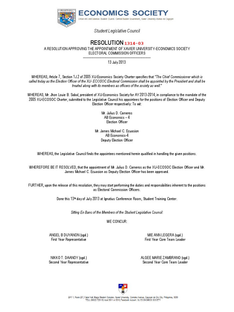 Legislative Resolution 1314-03 | PDF | Public Law | Public Sphere